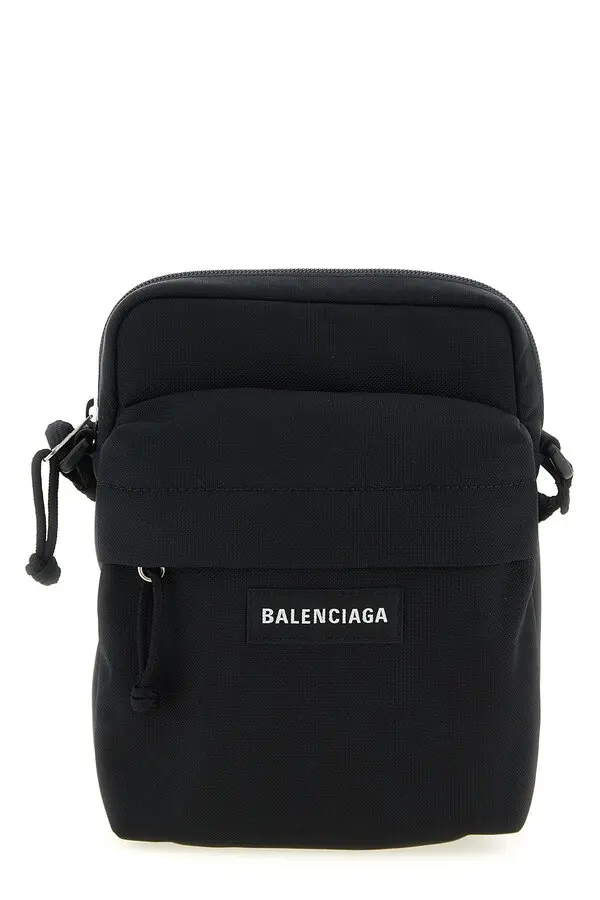 Balenciaga Explorer' Crossbody Bag - Black