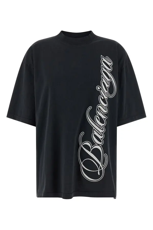 Balenciaga Cursive Jersey T-shirt