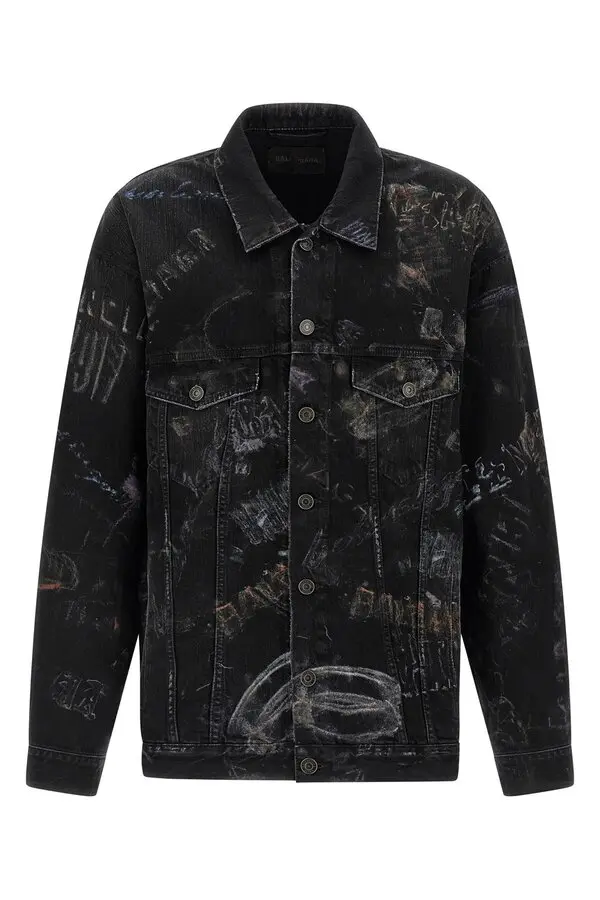 Balenciaga Oversize Crayon Cotton Denim Jacket