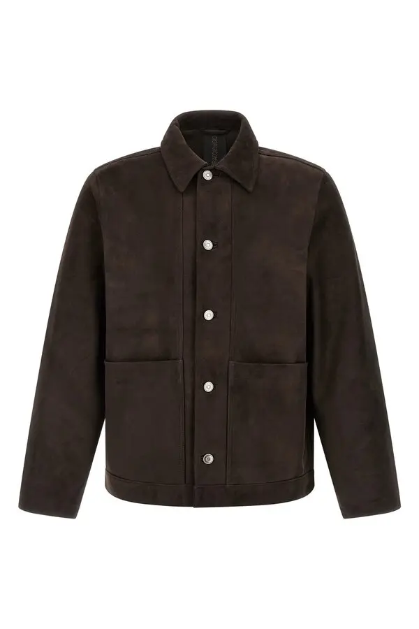 GIORGIO BRATO Fiore Suede Jacket