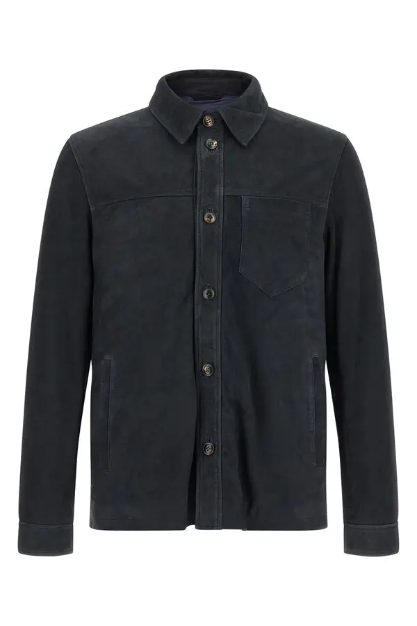 Pal Zileri Suede Overshirt