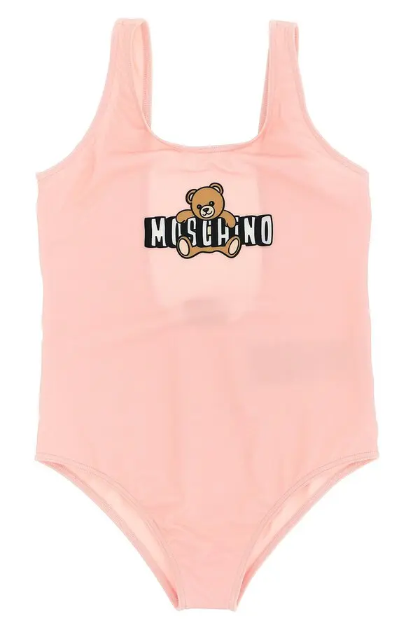 MOSCHINO KID TEEN Moschino Teddy Bear One-piece Swimsuit