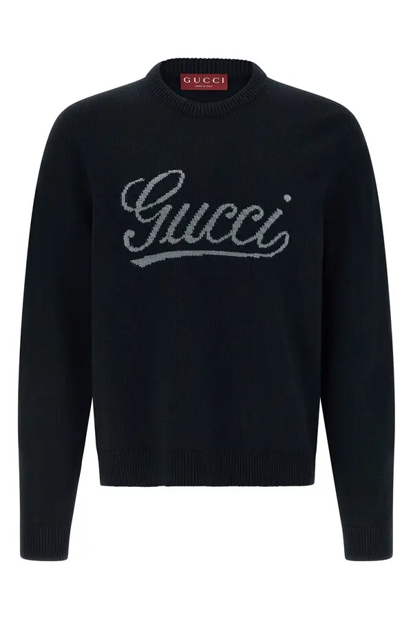 Gucci Logo Intarsia Sweater