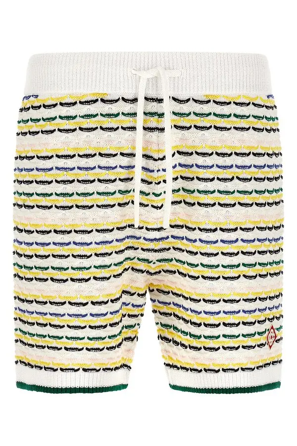 Casablanca Tuck Stitch' Bermuda Shorts - Multi