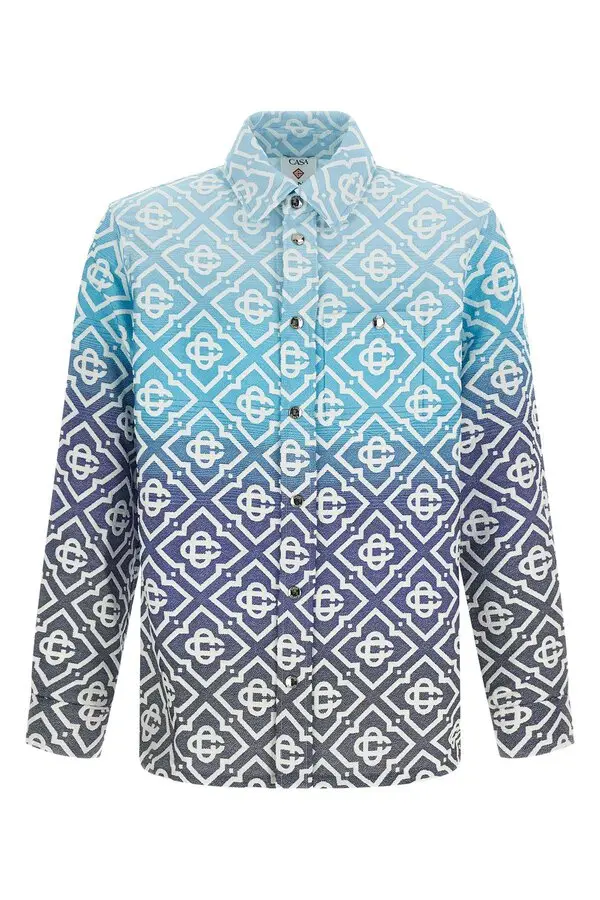Casablanca Monogram Gradient Jacquard Shacket