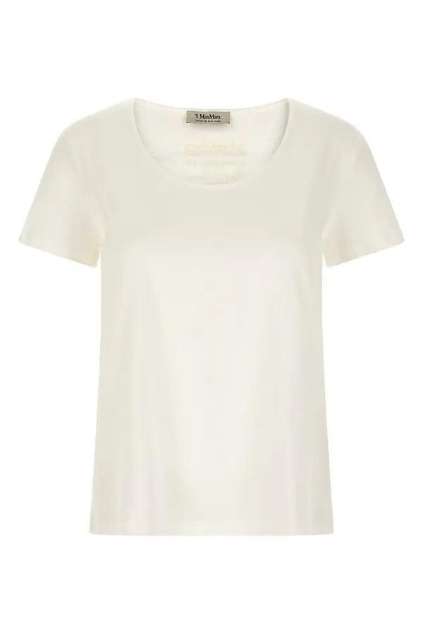 Max Mara Smmdiva Cotton Jersey T-shirt - White