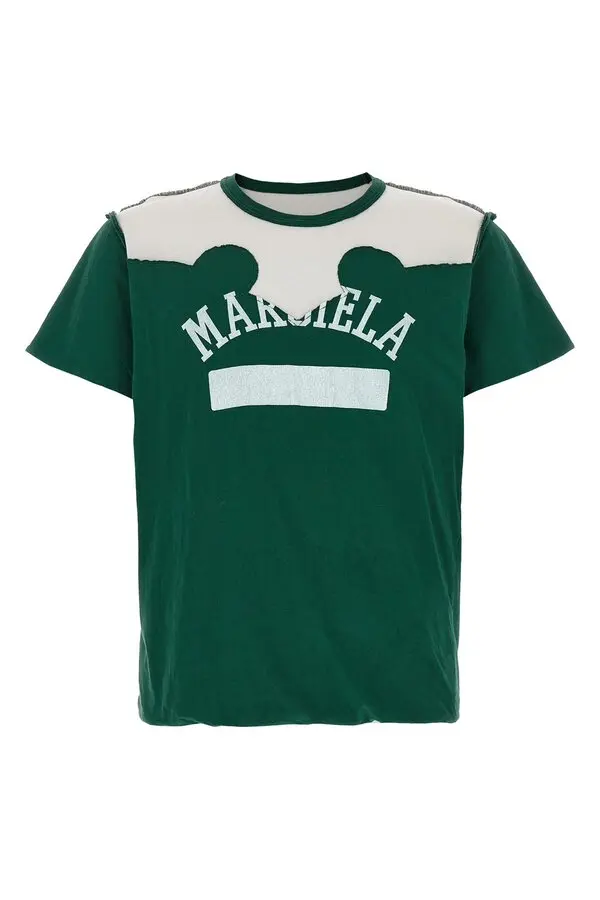 MAISON MARGIELA Western Patchwork' T-shirt - Green