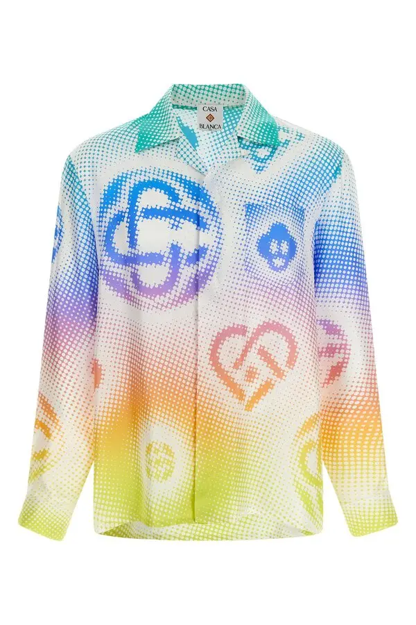 Casablanca Halftone Logo' Shirt - Multi