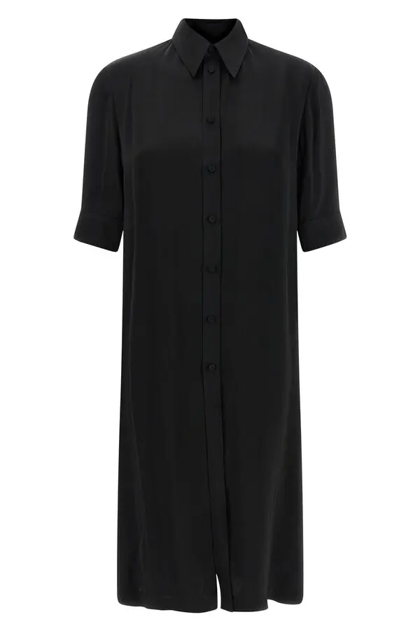 JIL SANDER Fluid Viscose Long Shirt