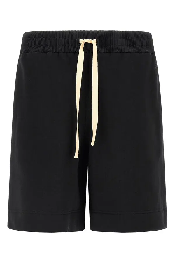 JIL SANDER Logo Embroidered Bermuda Shorts