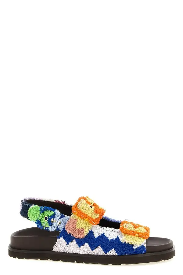Missoni Mia' Cotton Terry Sandals - Multi