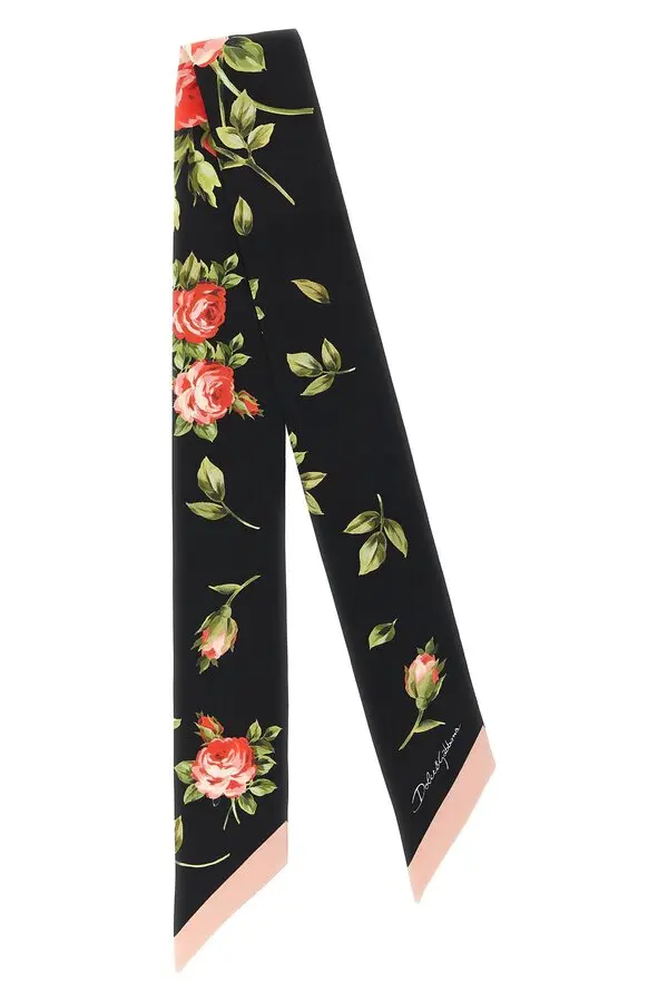 Dolce & Gabbana Silk Twill Bandeau