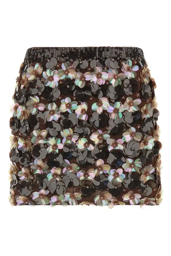 P.a.r.o.s.h Gym Skirt - Brown