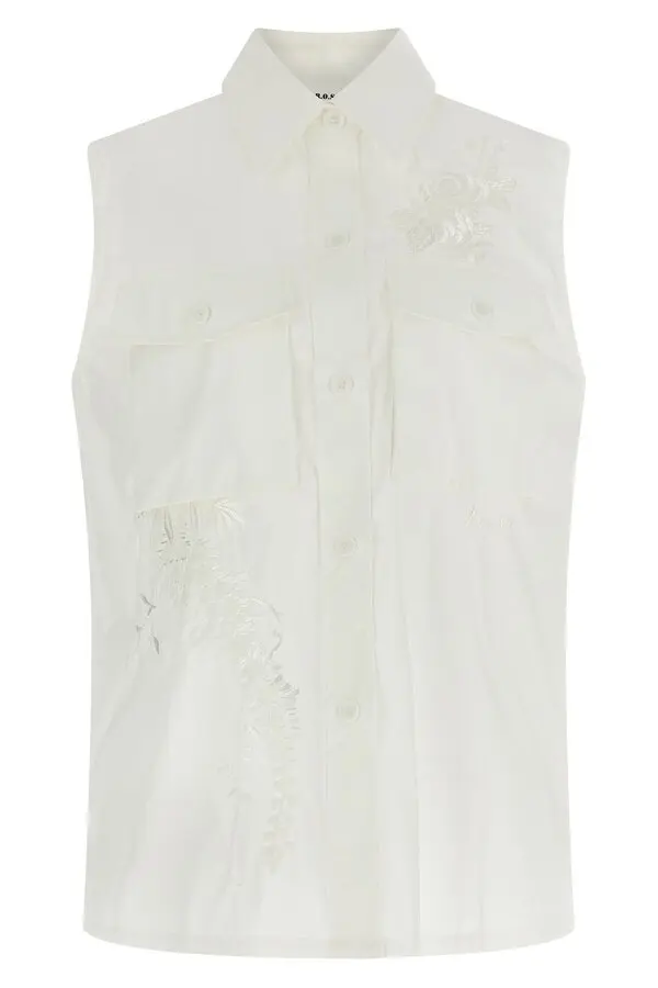 P.a.r.o.s.h Ninja26 Technical Fabric Shirt - White