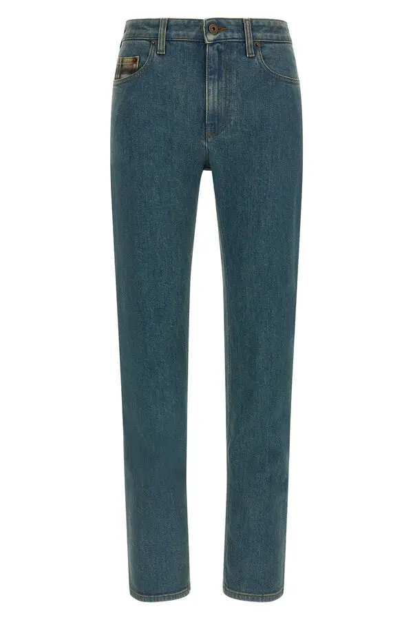 Burberry Dalia Straight Leg Jeans - Blue