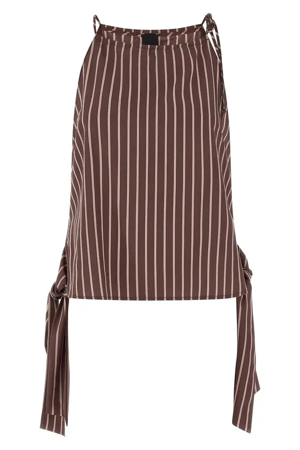 Pinko Jennifer Striped Viscose Top
