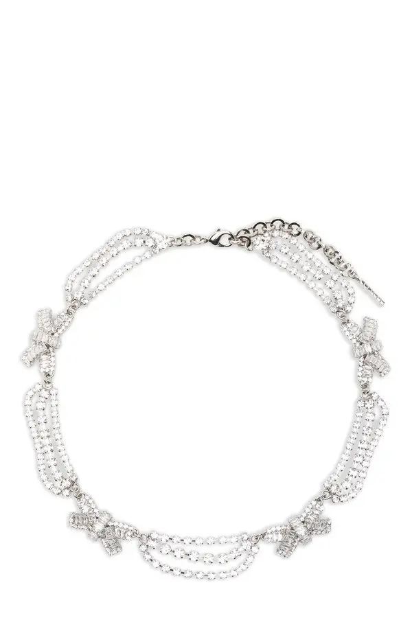 Alessandra Rich Bow Necklace