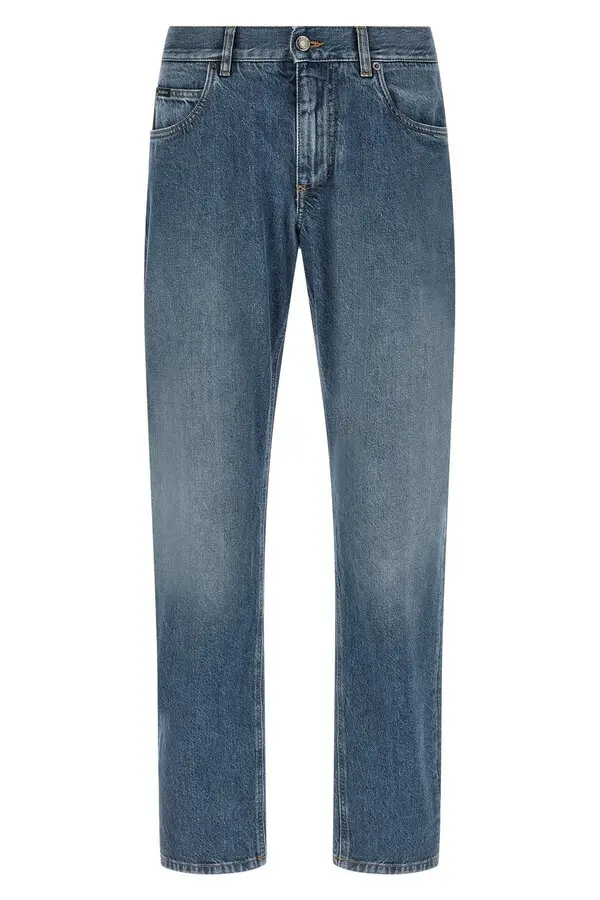 Dolce & Gabbana Heraldic Embroidery Jeans