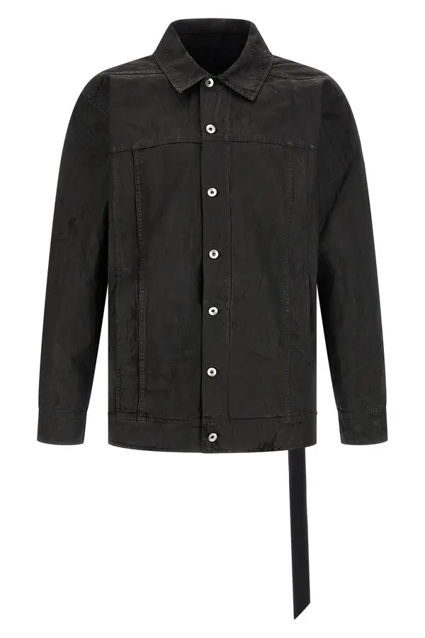 Rick Owens Jumbo Worker Jacket - Black