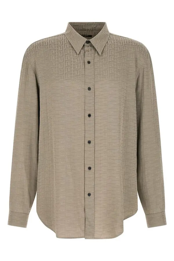 Balmain Jacquard Monogram Shirt