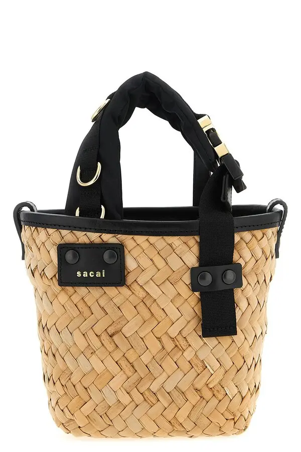 Sacai Micro Hybrid March Handbag - Beige