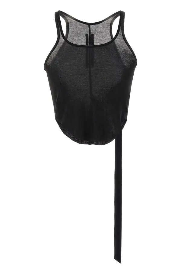 Rick Owens Cotton Tank Top - Black