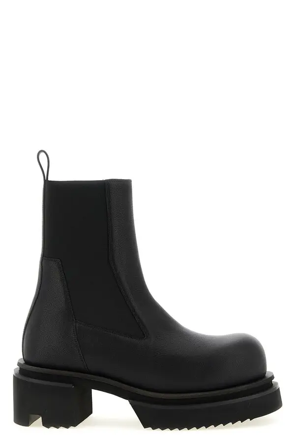 Rick Owens Beatle Bogun' Ankle Boots