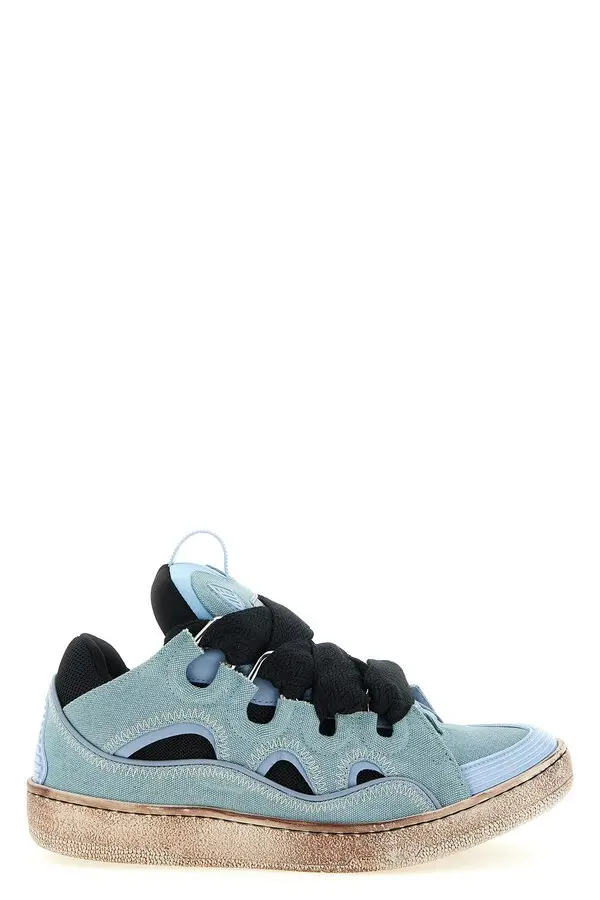 LANVIN Curb Sneakers - Light Blue