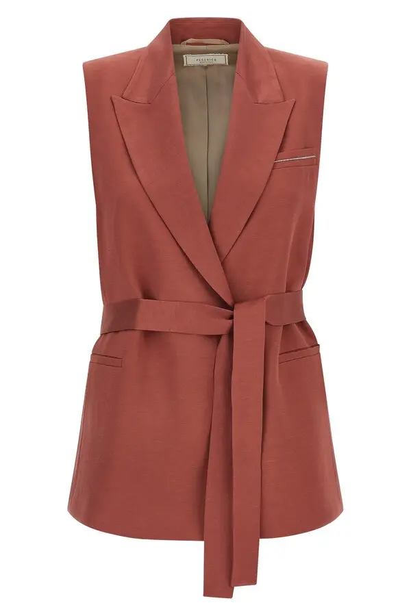 Peserico Linen Viscose Vest
