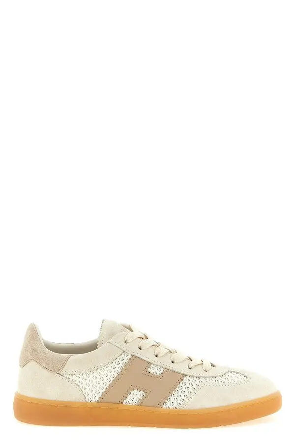 Hogan Cool Suede And Cotton Sneakers