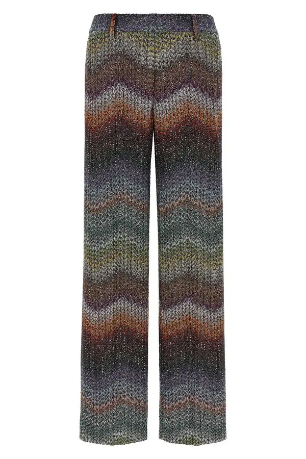 Missoni Zigzag Lamé Viscose Pants