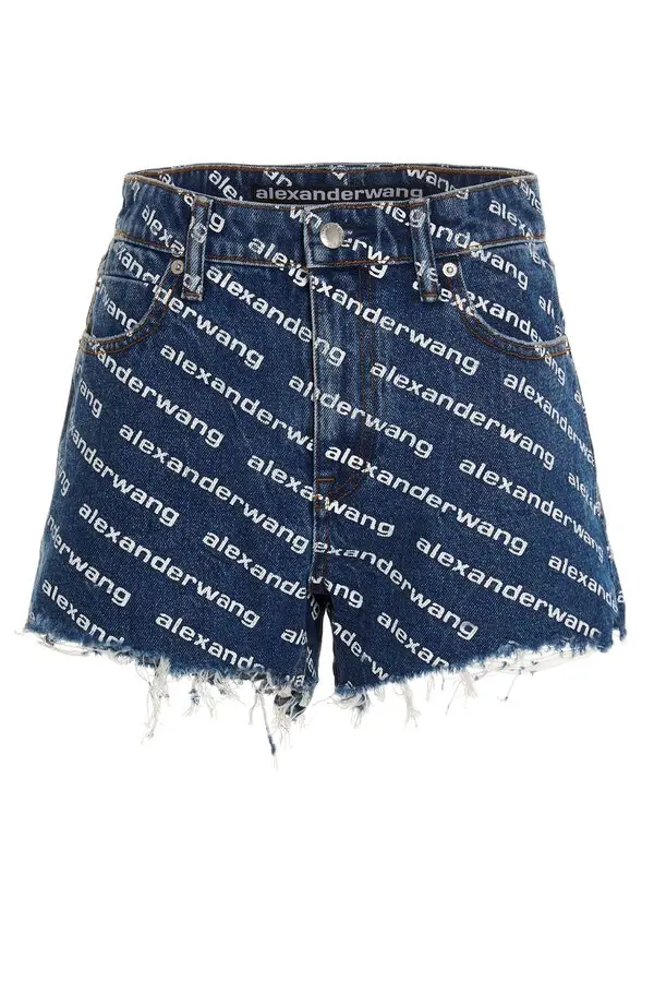 DENIM X ALEXANDER WANG Bite' Shorts - Blue
