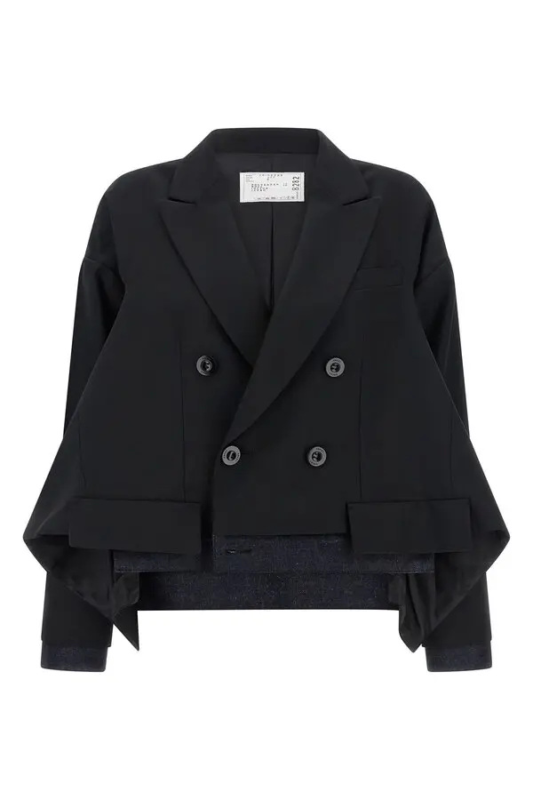 Sacai Denim Insert Blazer