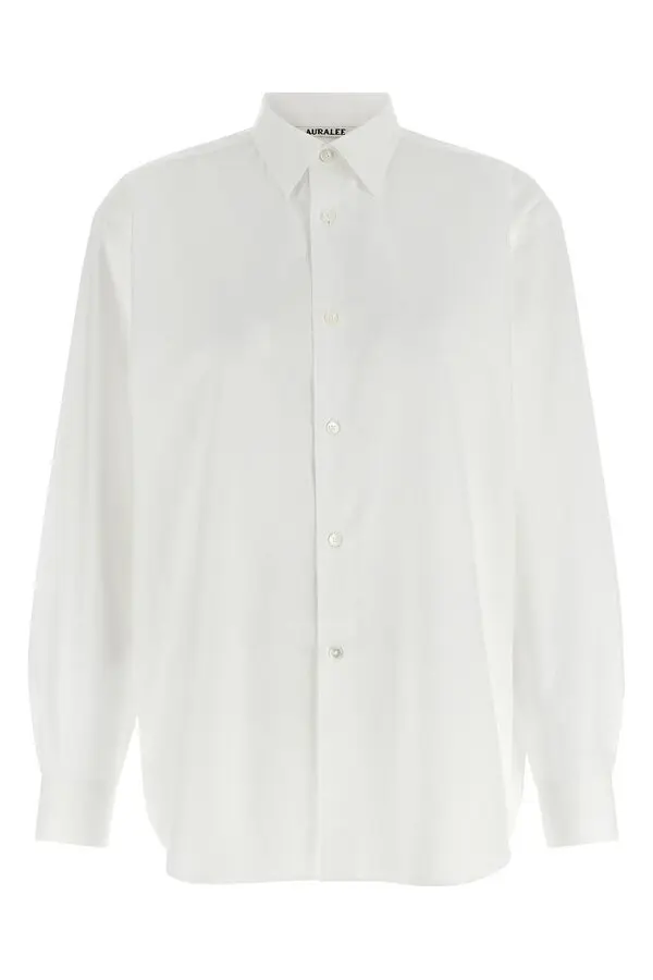 Auralee Washed Finx Twill' Shirt