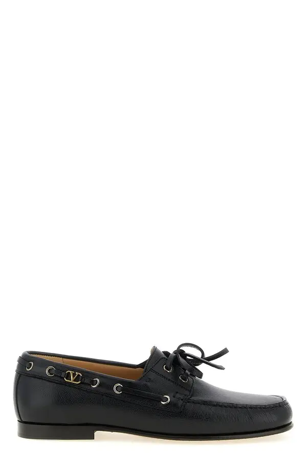 Valentino Garavani Palm Avenue' Boat Shoe - Black