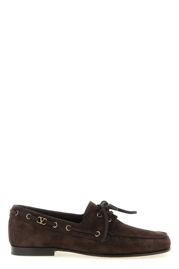 Valentino Garavani Palm Avenue' Boat Shoe - Brown