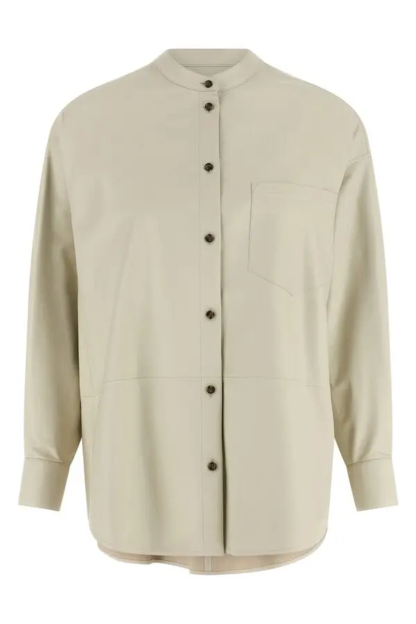 YVES SALOMON Leather Shirt