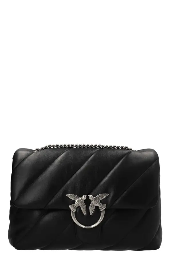 Pinko Classic Love Puff Crossbody Bag - Black