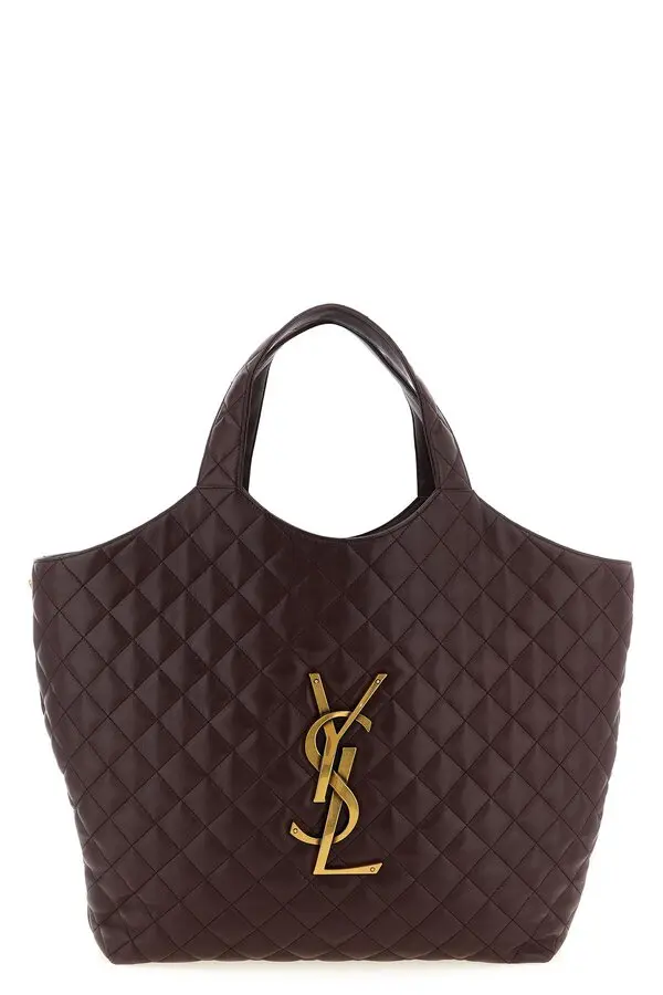 Saint Laurent Icare Maxi Shopping Bag - Bordeaux