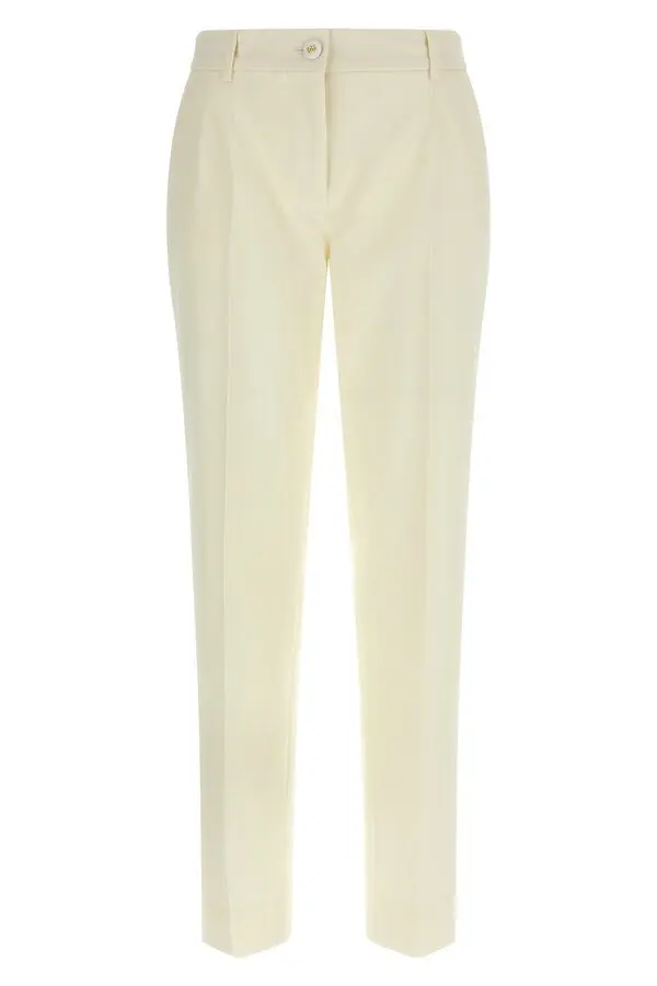 Dolce & Gabbana Kate Stretch Wool Canvas Trousers