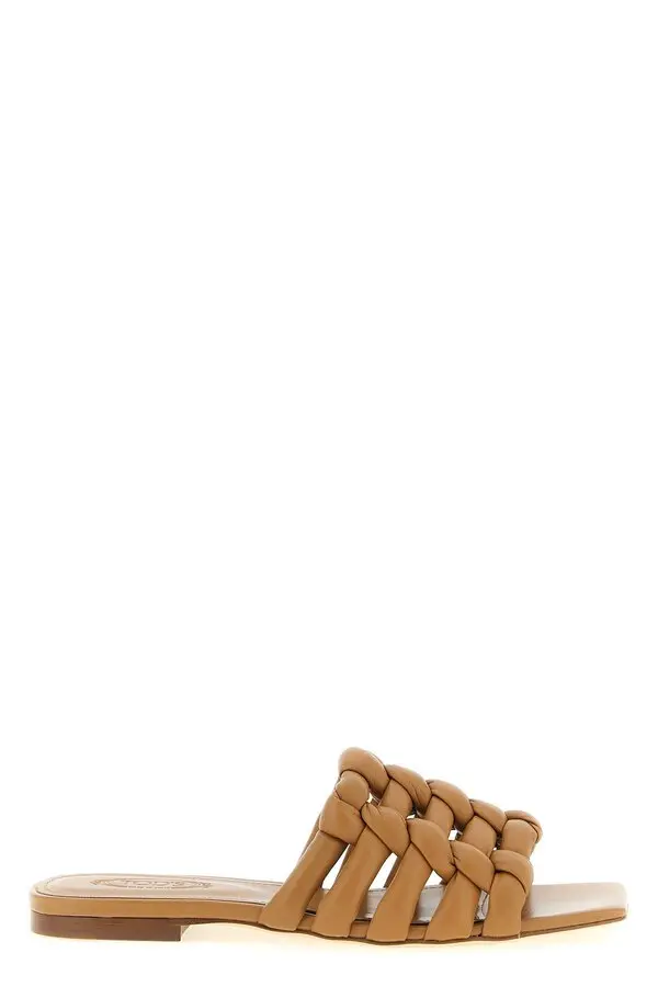 TOD'S Nappa Sandals - Brown