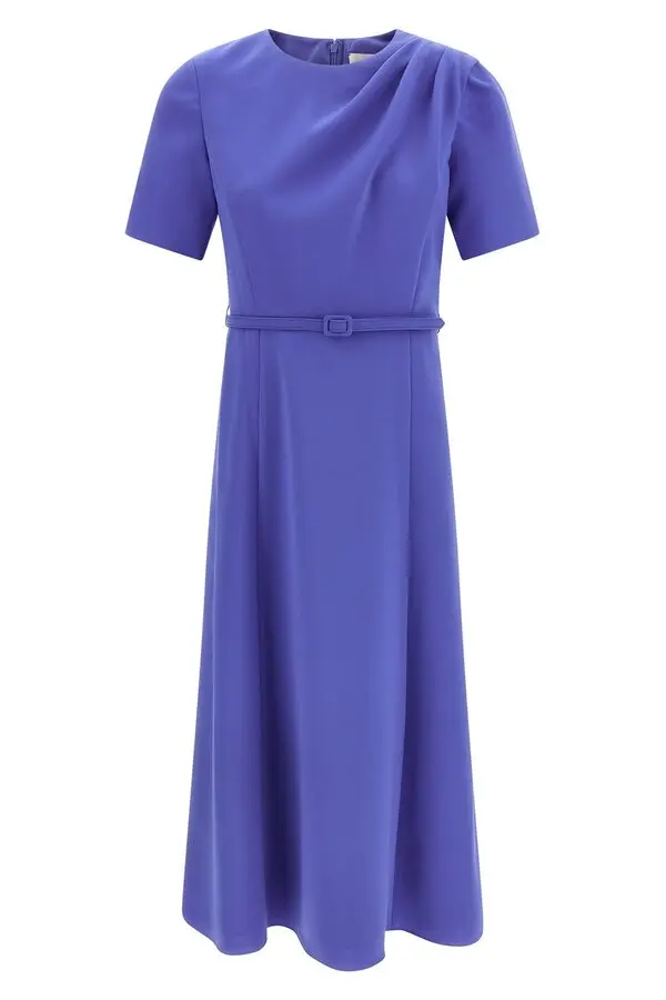 Carolina Herrera Draped Dress - Blue