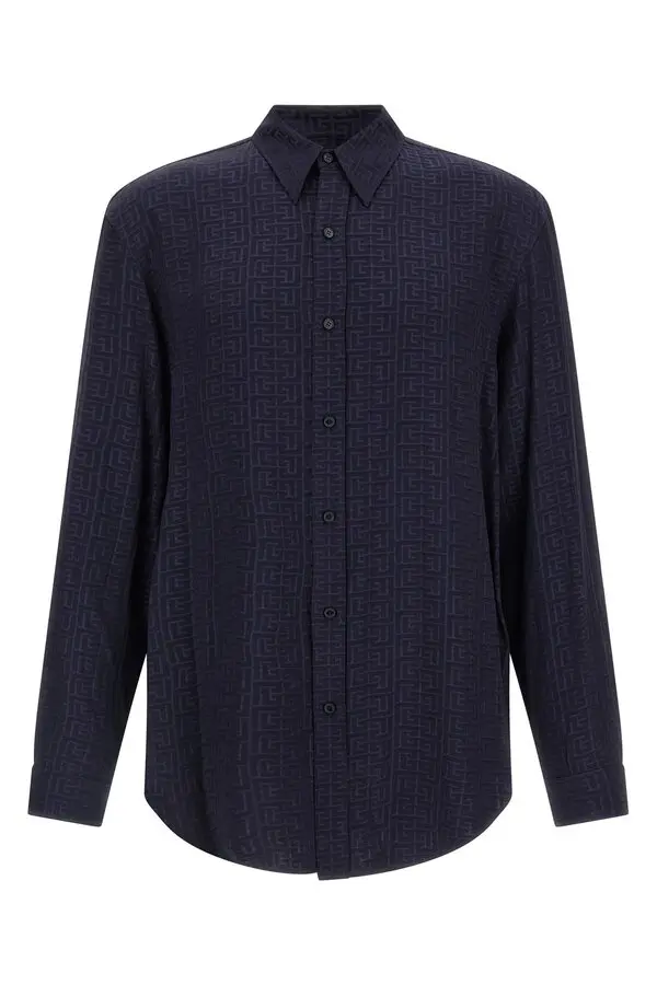 Balmain Jacquard Monogram Shirt
