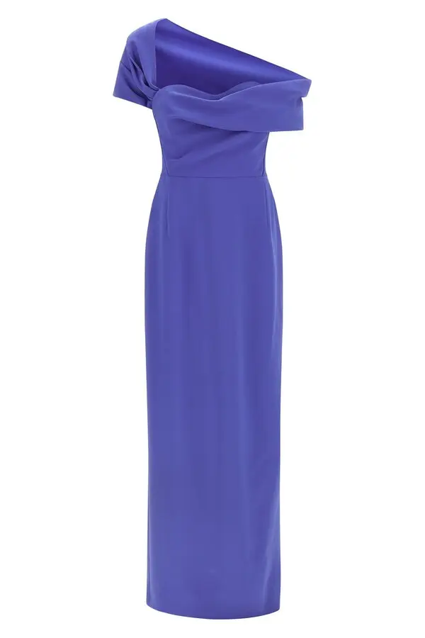 Carolina Herrera Column Dress - Blue