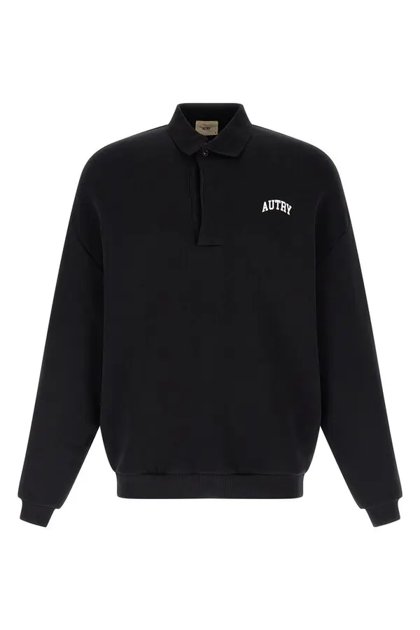 AUTRY College' Polo Shirt - Black