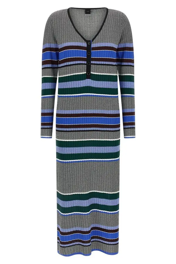 Pinko Bruma Ribbed Knit Dress