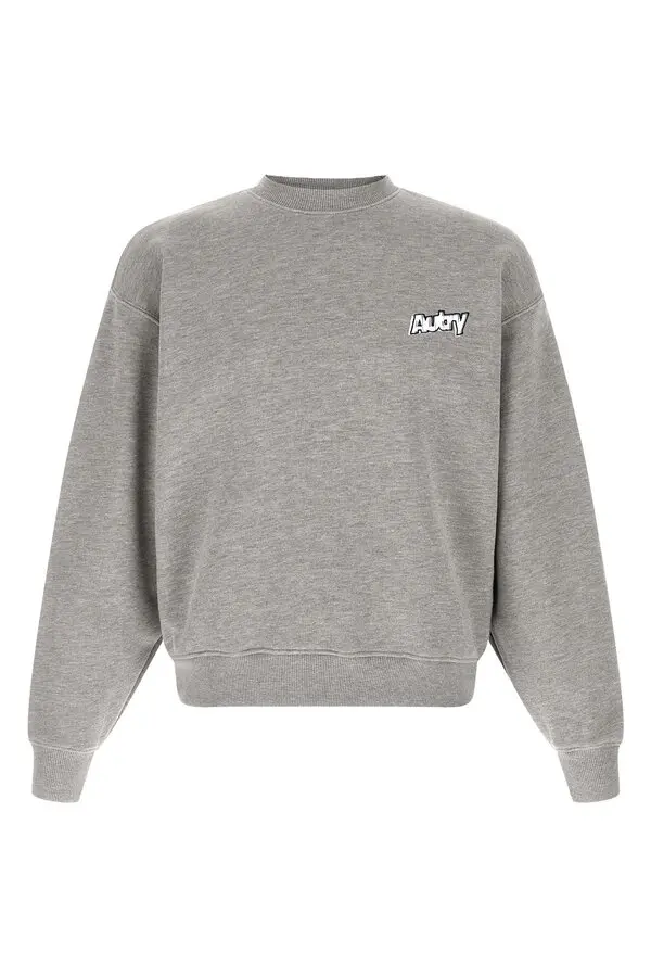 AUTRY Logo Print Embroidery Sweatshirt - Gray