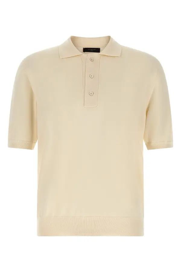 ZANONE Cotton Knit Polo Shirt
