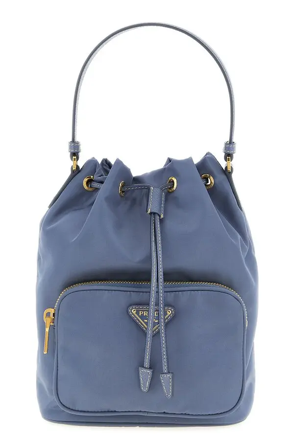 Prada Duet Bucket Bag - Light Blue