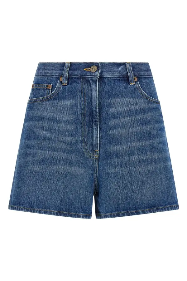 Valentino Garavani Vgold Shorts - Blue